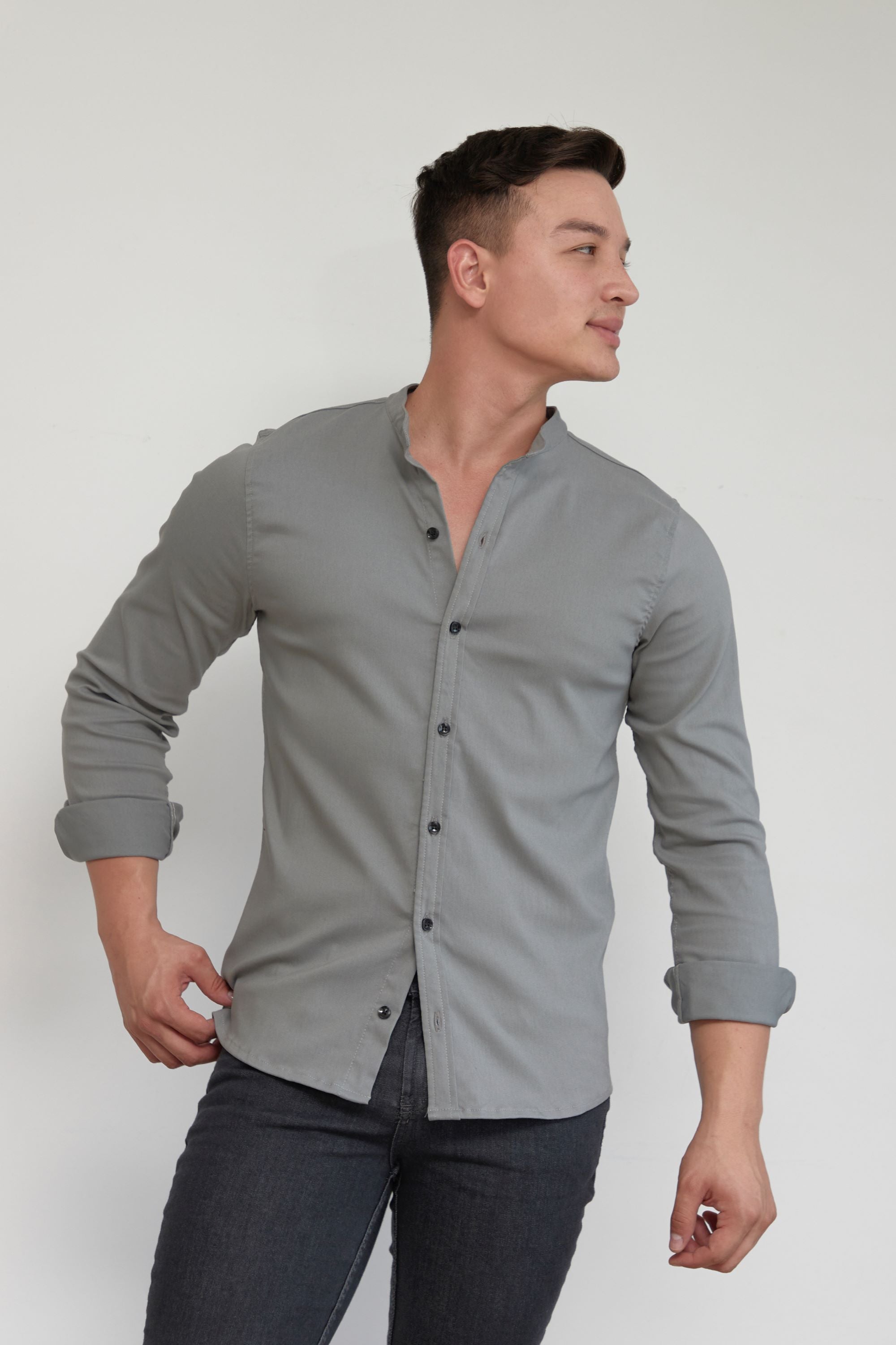 Camisa Oxford Gris – DEGODOY